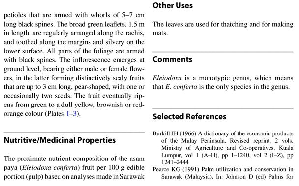 Eleiodoxa conferta - Palmpedia - Palm Grower's Guide